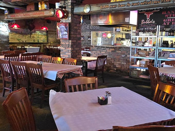 Step inside and time slows down. The checkered tablecloths and exposed brick walls aren't trying to impress anyone&mdash;they're too busy setting the stage for food that will.