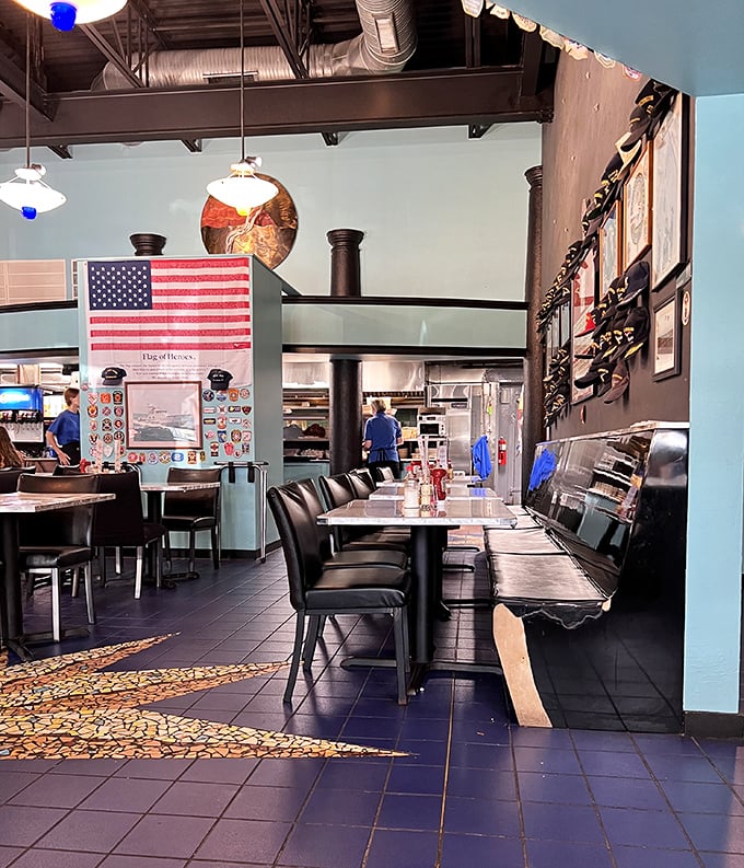 Step inside and the military memorabilia tells you this isn't just a restaurant&mdash;it's a breakfast institution with history baked into every bite.