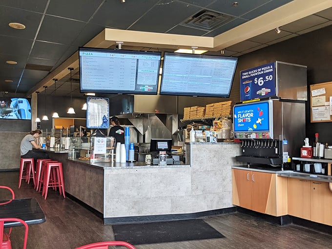 The open kitchen concept means you can watch the magic happen while contemplating your inevitable return visit tomorrow.