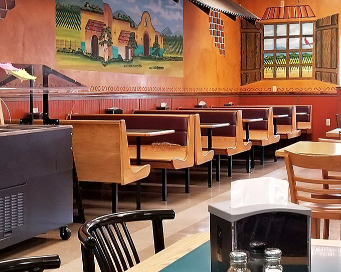 Warm terracotta walls and colorful murals transport you straight to Mexico. It's like a vacation for your taste buds without the TSA pat-down.