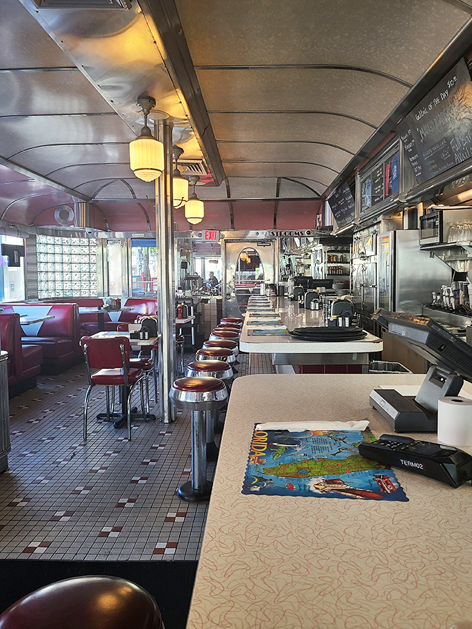 Step inside and those burgundy vinyl booths practically whisper stories of a thousand satisfied diners who came before you.