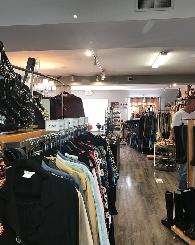Men's fashion gets the luxury treatment too, with a dedicated section featuring high-end casual wear and accessories for the discerning Delaware gentleman.