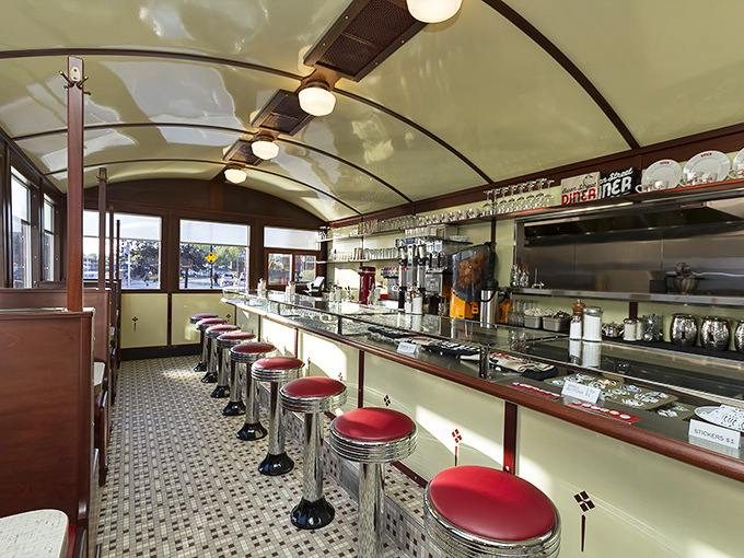 Step inside and suddenly you're in an Edward Hopper painting come to life. Those red counter stools have witnessed countless first dates, business deals, and morning-after stories. 