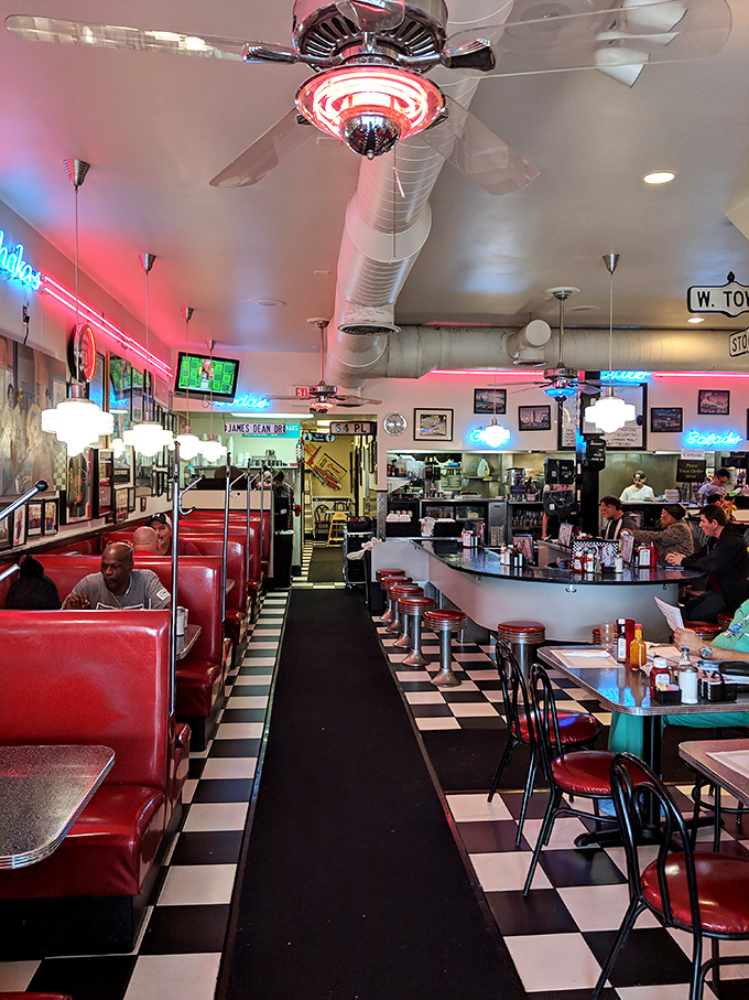 Step inside and suddenly it's 1955, but with better coffee and omelets that'll ruin every other breakfast for you.