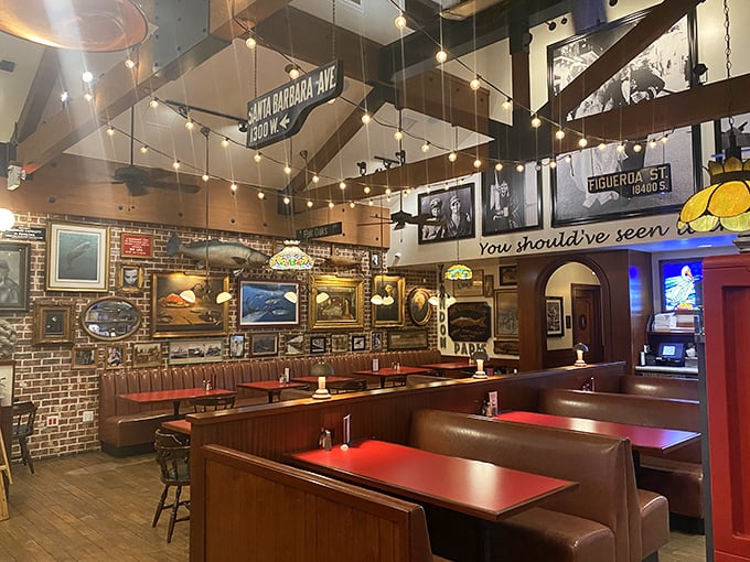 Step inside and you're greeted by a seafood lover's dream&mdash;nautical charm meets casual comfort under string lights and street signs that whisper, "You're about to eat very well."