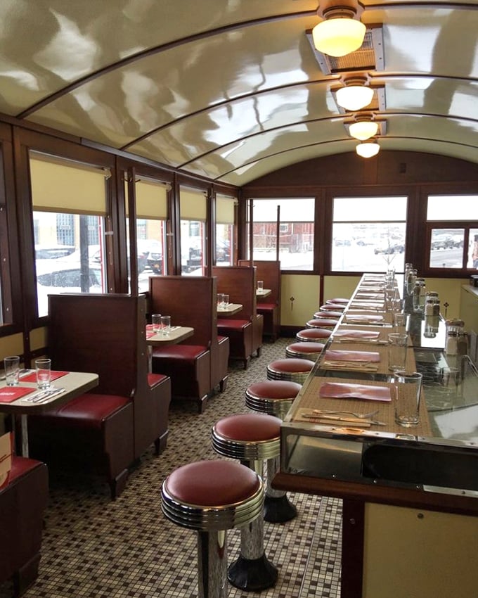 Step inside and suddenly you're in a Norman Rockwell painting that serves coffee. Those curved ceilings and burgundy booths have witnessed more breakfast epiphanies than a Sunday morning sermon.