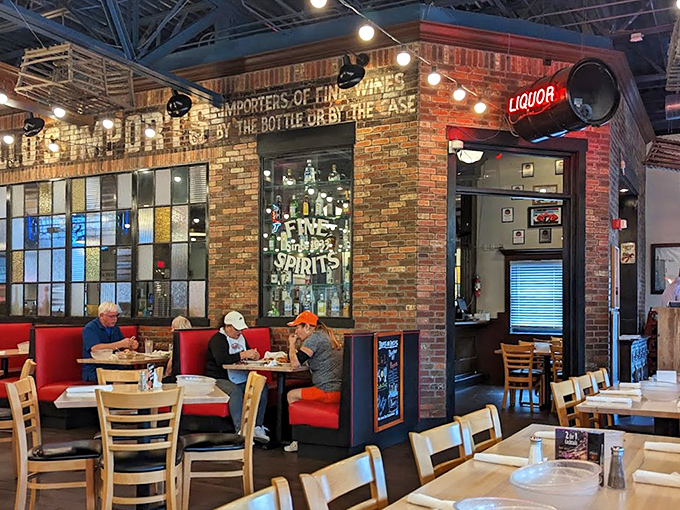 The restaurant's brick-walled interior combines maritime charm with comfortable dining spaces&mdash;a perfect backdrop for seafood indulgence.