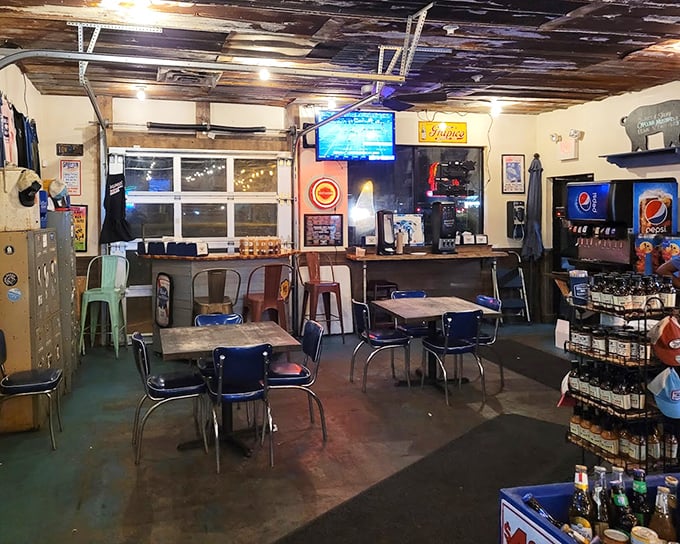 No-frills dining room where barbecue dreams come true. The simple interior keeps the focus where it belongs&mdash;on the smoky treasures that will soon grace your table.