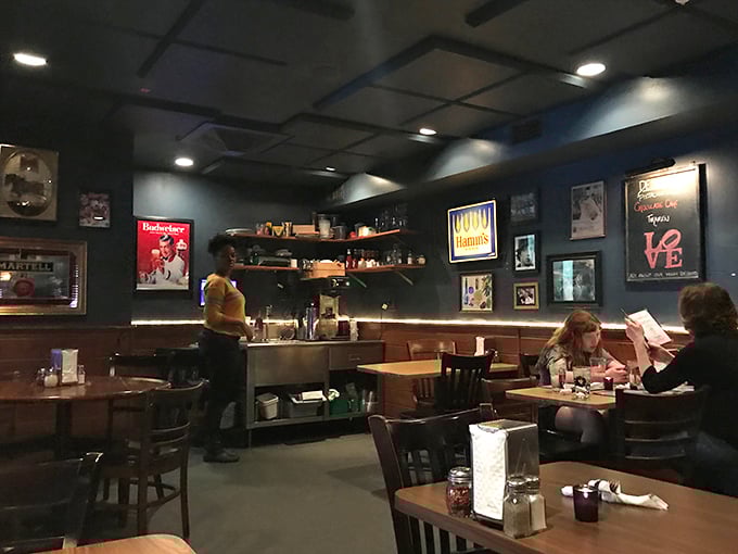 Where sports memories line the walls and conversations flow freely. Triangle's cozy interior strikes that perfect balance between neighborhood dive and culinary destination.