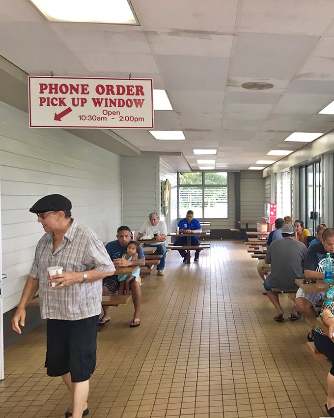 Inside, picnic-style tables and a no-frills atmosphere let you know they're focusing their energy where it matters: on that legendary hamburger steak.