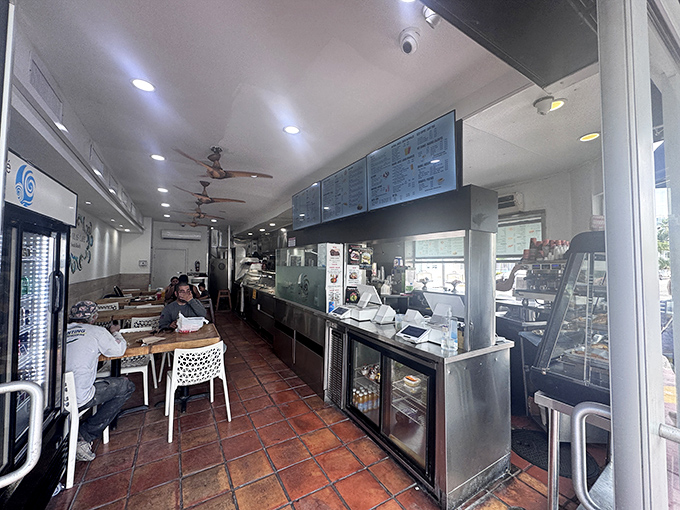 No frills, just thrills – the compact interior of Las Olas Cafe focuses on what matters most: delivering exceptional Cuban cuisine.