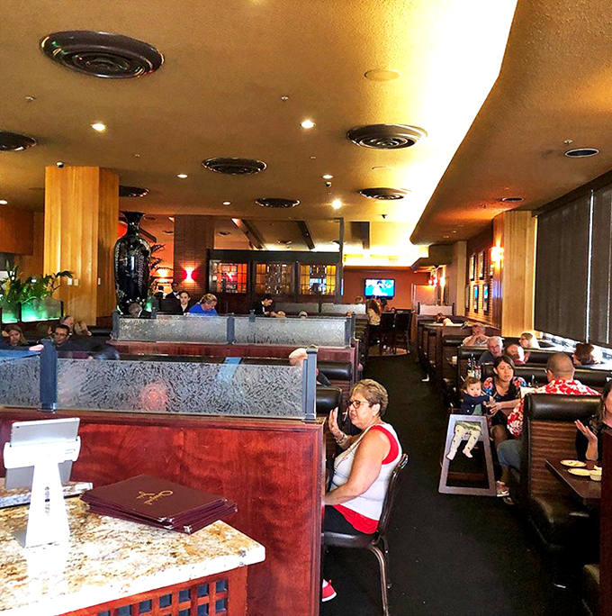 Step inside and you're transported to an era when booths were deep, lighting was dim, and conversations flowed as smoothly as the wine.