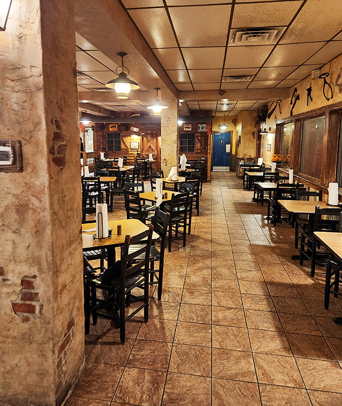 Step inside and time slows down. Exposed brick walls and rustic wooden beams create the perfect backdrop for the food memories you're about to make.