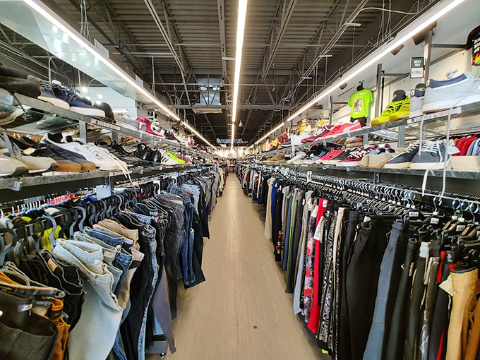 Denim dreams line these aisles where finding your perfect pair feels like striking gold&mdash;without the California-level price tag.