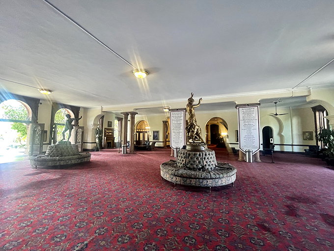 Grand entrances never went out of style here. This lobby has welcomed guests for over a century, proving some first impressions truly last forever.