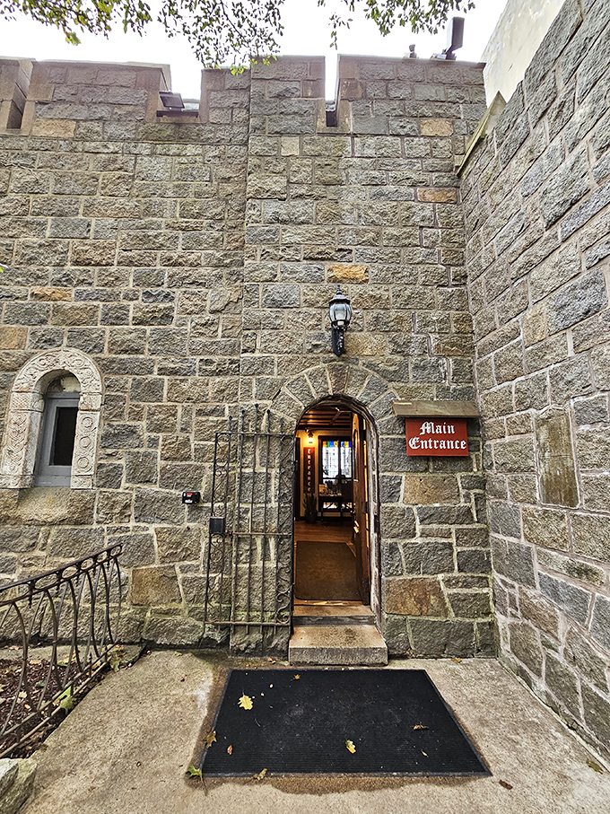 "Knock knock!" Who's there? Just 800 years of architectural history waiting behind this perfectly weathered stone entrance.