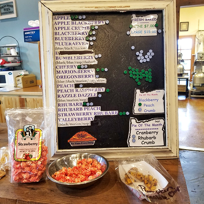 The pie board at Blue Raeven reads like poetry&mdash;marionberry, bumbleberry, razzle dazzle&mdash;each name more enticing than the last.