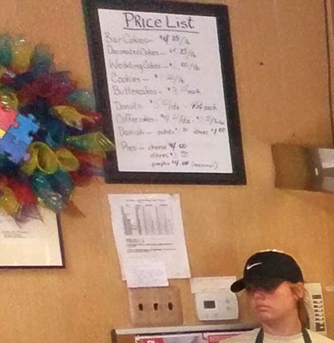 The handwritten menu board &ndash; a beautiful relic from a time before digital displays and fancy typography changed how we order dessert.