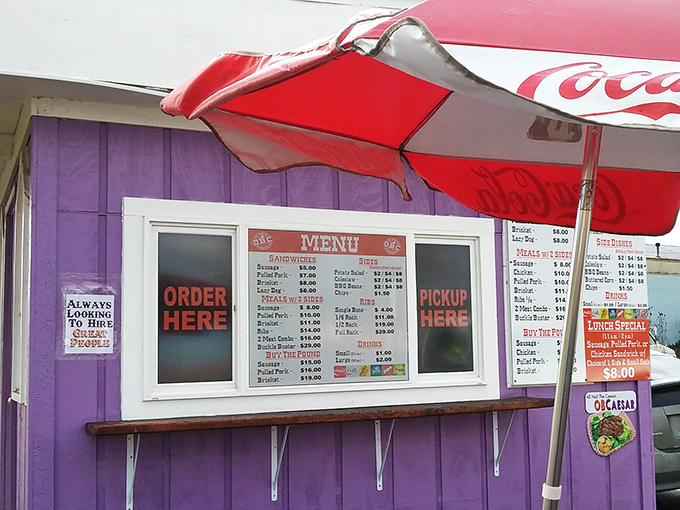 "ORDER HERE" &ndash; two of the most promising words in the English language when they're attached to a legendary BBQ joint with a line of devoted fans.