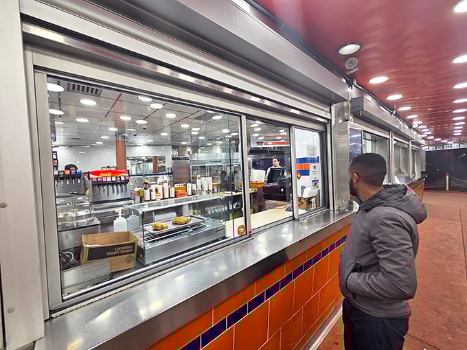 The moment of truth at the ordering window. Like confessing to a priest of cheesesteaks, you'll want to know exactly what you want when it's your turn.