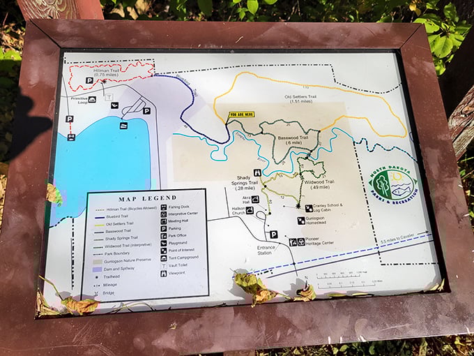 Not all who wander are lost, but this trail map ensures you'll find your way to all the park's hidden treasures.