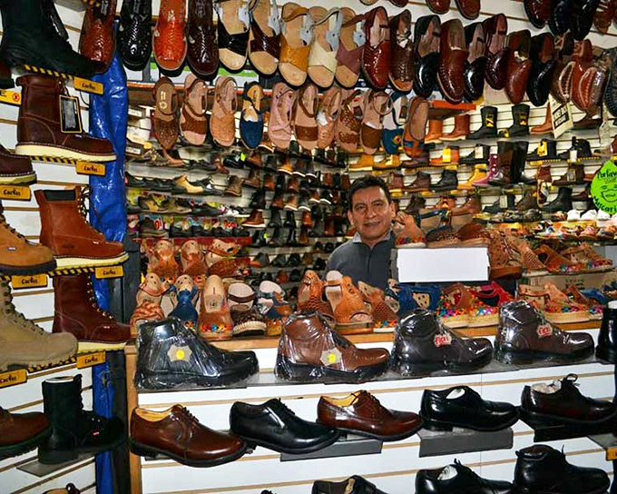 A leather lover's dream come true! This boot bonanza offers everything from practical work boots to dance-floor-ready dress shoes that would make Tony Manero jealous.