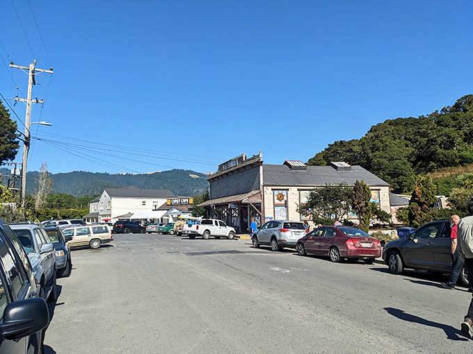 Downtown Bolinas in all its unassuming glory. No neon, no franchises, no problem&mdash;just the essentials for coastal living.
