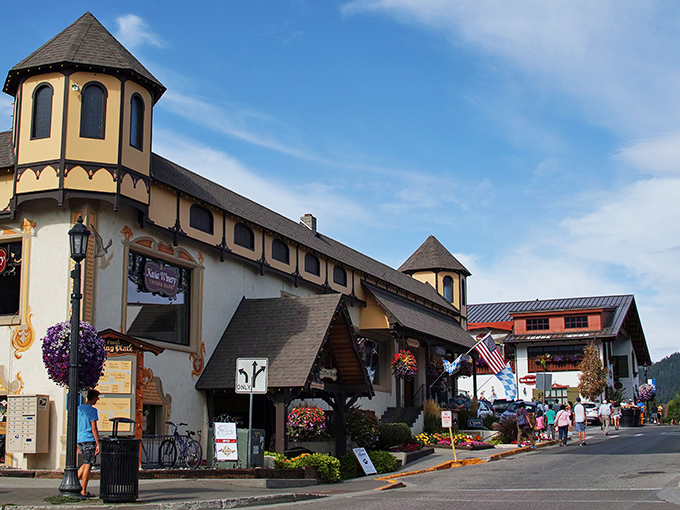 The town's distinctive turrets and towers aren't a movie set&mdash;they're real businesses where you can shop, dine, and pretend you've mastered international travel without the jet lag.