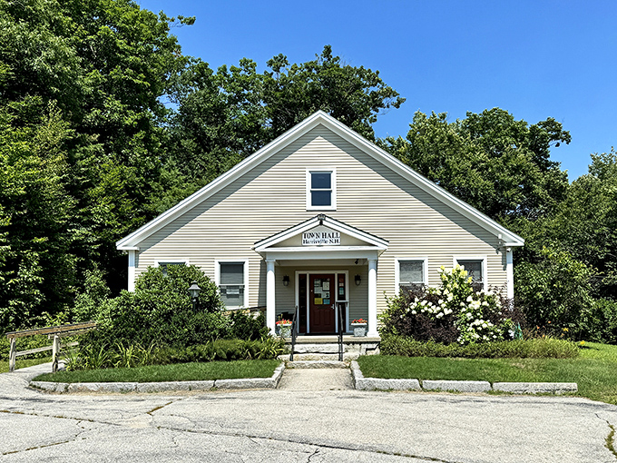 The Town Hall stands proudly in its white clapboard glory &ndash; where community decisions and the occasional spirited debate about road maintenance happen with equal passion.