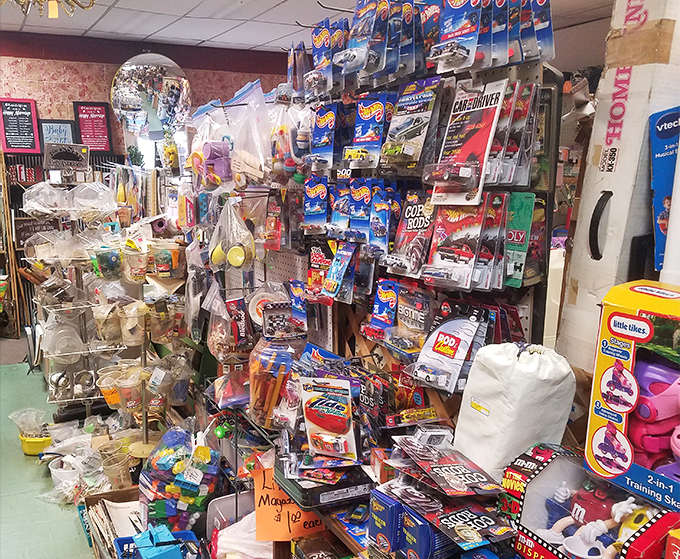 Where vintage meets variety &ndash; the toy section bursts with collectibles that transport adults back to childhood wonder.