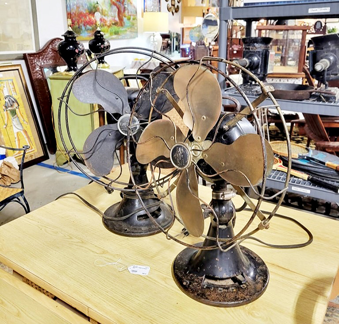 These vintage electric fans aren't just cooling devices&mdash;they're industrial sculptures that once serenaded Southern summers with their hypnotic hum.