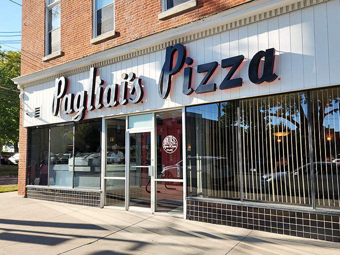 Pagliai's classic storefront looks like it belongs in a movie about the golden age of pizza—because it's been living it.