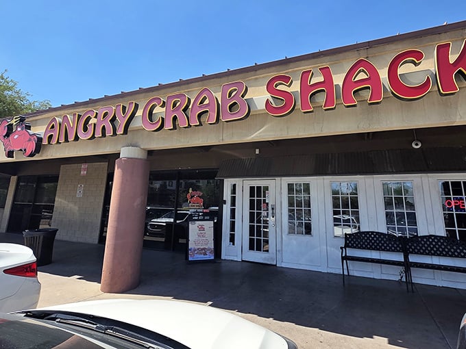 Angry Crab Shack's no-frills storefront hides seafood treasures within. Don't let the name fool you&mdash;the only thing angry here is how mad you'll be for not visiting sooner.