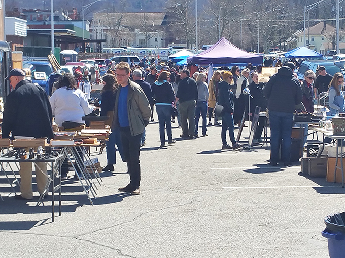 Beacon Flea Market transforms an ordinary parking lot into an extraordinary treasure trove every Sunday morning.