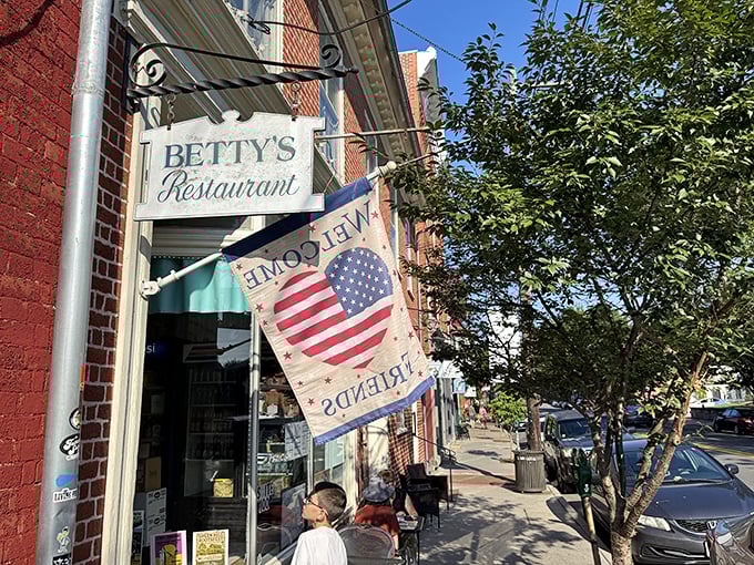 Betty's sits pretty on German Street like a brick-and-mortar love letter to American breakfast traditions and hometown hospitality.