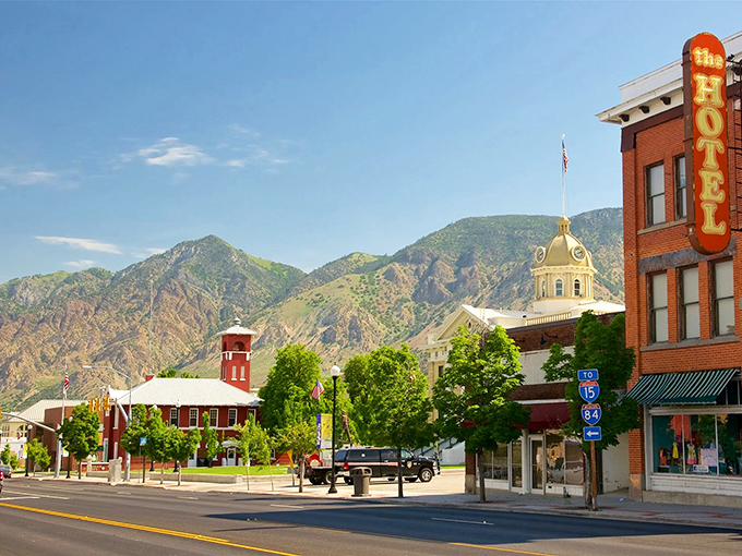 Brigham City's mountain-framed downtown feels like stepping into a postcard. Those majestic peaks aren't just scenery&mdash;they're your new backyard playground.