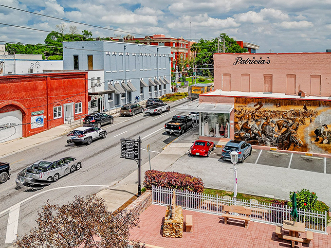 Downtown Brooksville's colorful storefronts look like they're waiting for Andy Griffith to stroll by whistling.