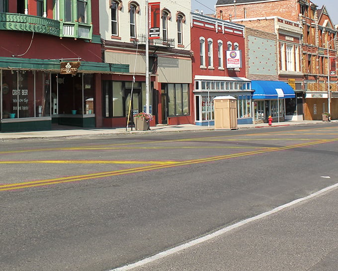 Butte's colorful historic district showcases well-preserved architecture from its mining heyday, offering affordable window-shopping opportunities.