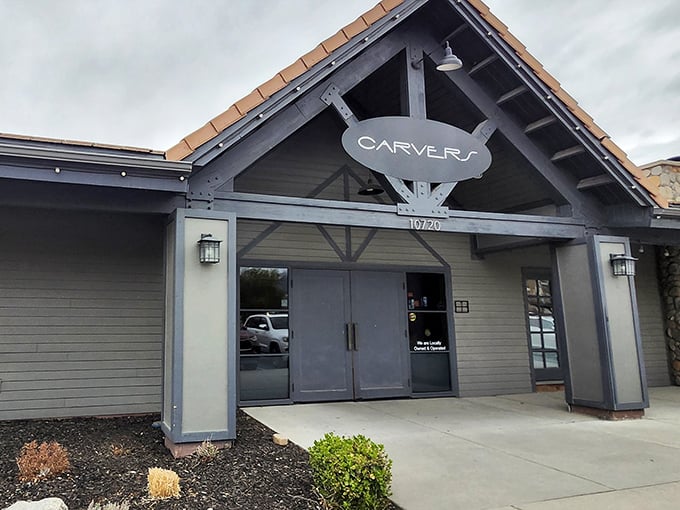 Modern mountain elegance meets serious carnivore cravings in this Sandy steakhouse that locals treasure.