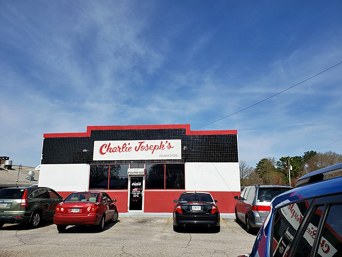Charlie Joseph's bold red and black exterior isn't just a building&mdash;it's a landmark of LaGrange hot dog history.