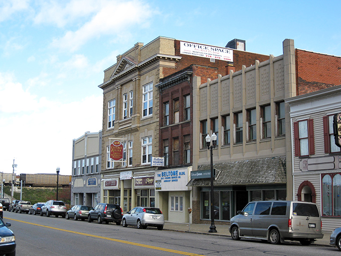 Dunkirk's main street looks like it was plucked from a Norman Rockwell painting, minus the hefty price tag.