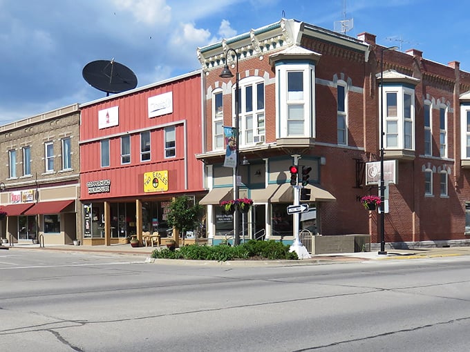 Fairfield's downtown square radiates peaceful energy, where meditation meets Midwestern values in unexpected beautiful ways.