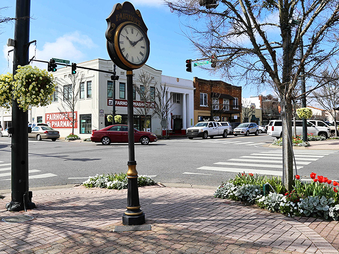 Time slows to a gentle crawl on streets designed for leisurely afternoon strolls. 