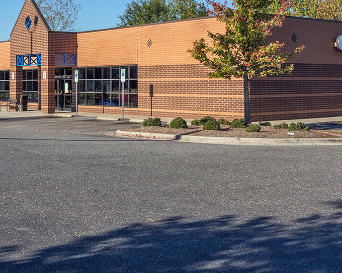 Goodwill's brick facade might look unassuming, but inside lies a labyrinth of potential finds and unexpected treasures.