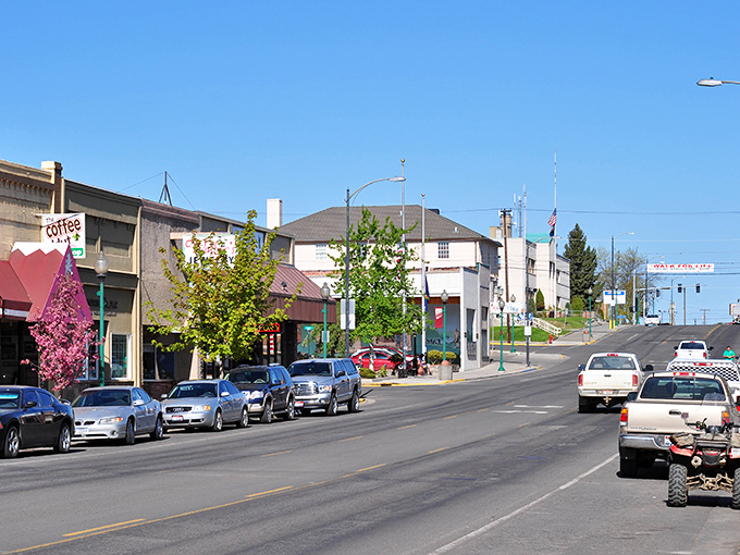 Grangeville's charming main street invites you to park the car and explore on foot&mdash;no rush, the mountains aren't going anywhere.