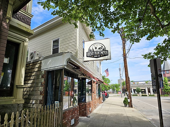 Great Northern BBQ Co's unassuming storefront is like finding a secret door to smoked meat paradise.