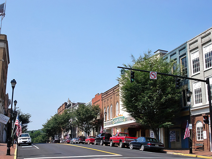 Greeneville's charming main street offers small-town appeal with big personality. Those storefronts haven't changed much in decades!