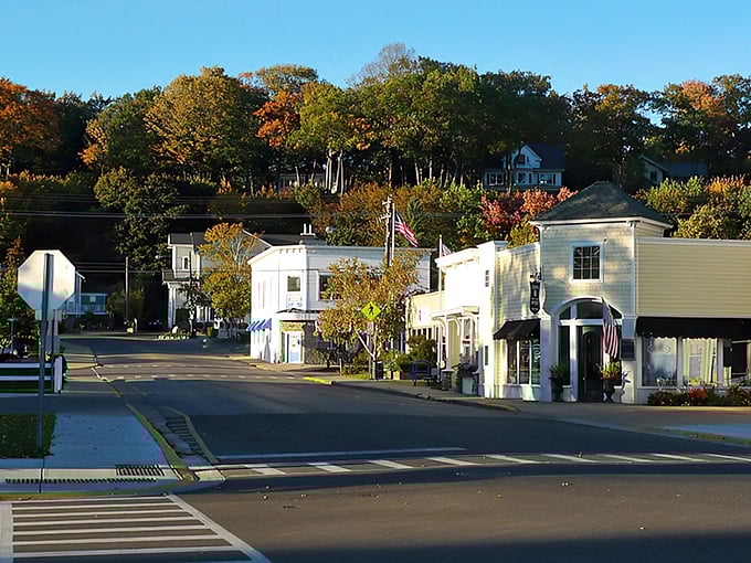 Harbor Springs' main street &ndash; where every storefront tells a story. Charming, walkable, and surprisingly budget-friendly.