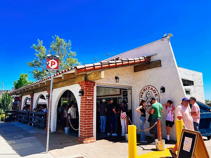 When locals line up outside a barbecue spot, you know something special is happening behind those doors.