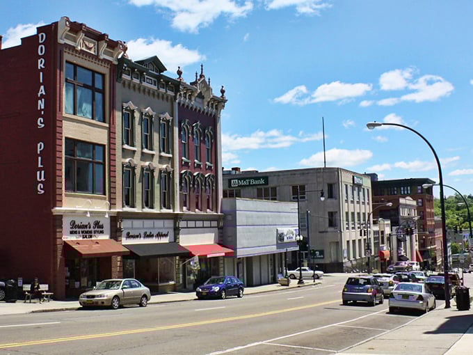 Jamestown's historic downtown buildings tell stories of the past while offering modern affordability that would make Lucy herself proud.